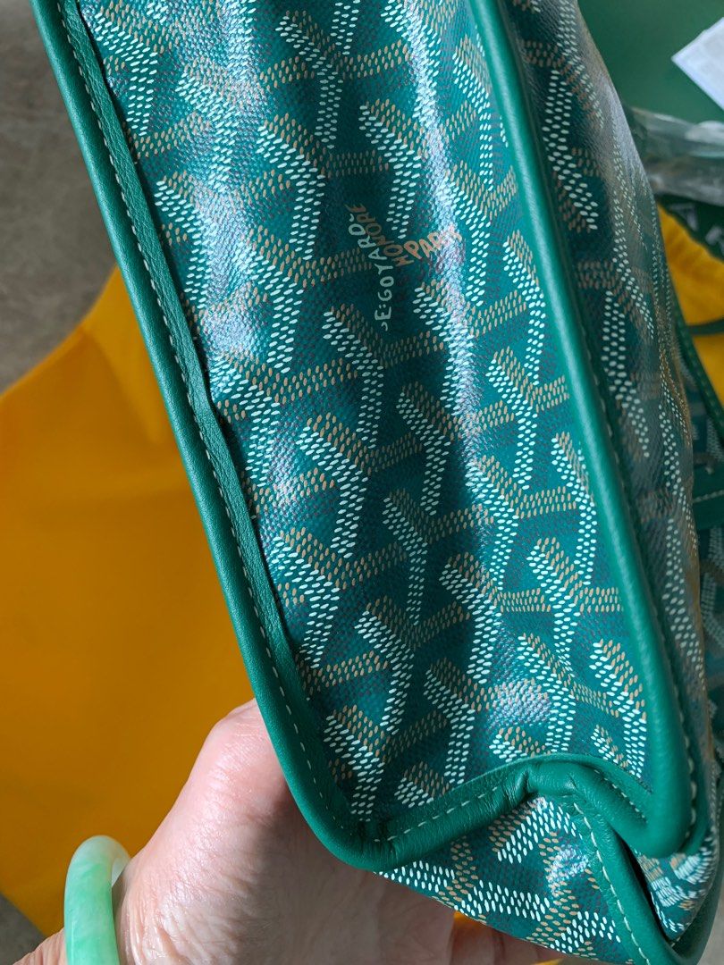Goyard mini Anjou green, Luxury, Bags & Wallets on Carousell