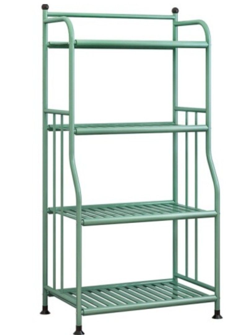 Black 4 tier utility rack SGD 20, Furniture & Home Living, Furniture ...