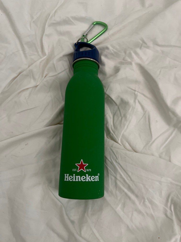 Heineken branded stainless steel water bottle, Furniture & Home Living ...
