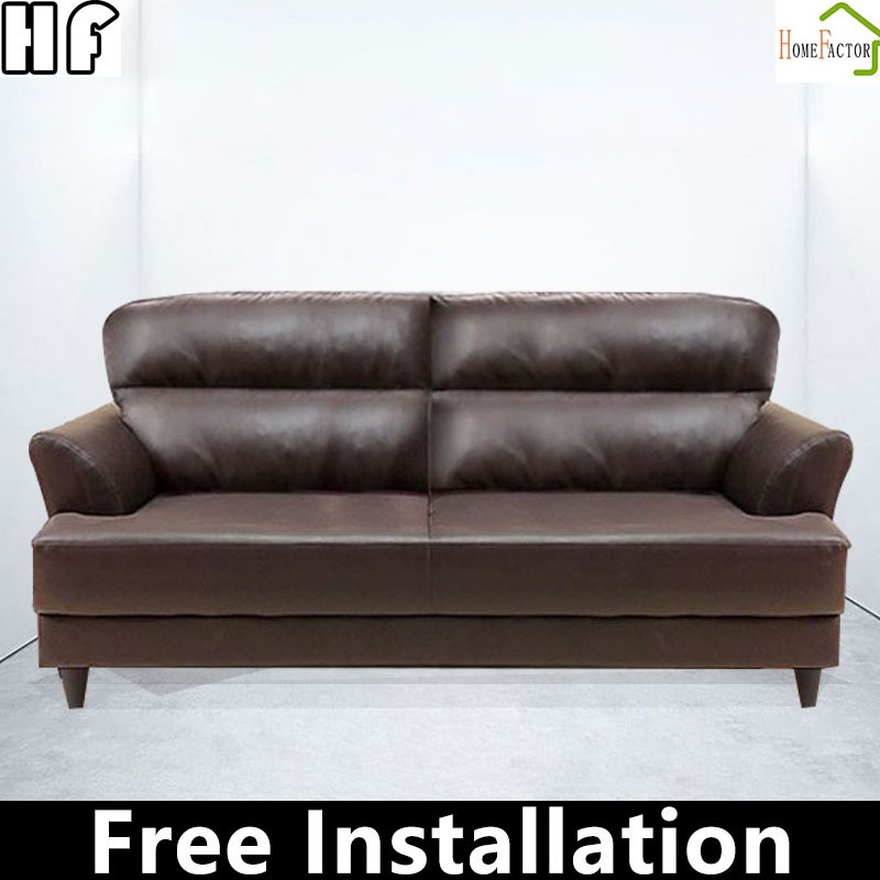High Back Sofa Leather Sofa, Furniture & Home Living, Furniture, Sofas ...