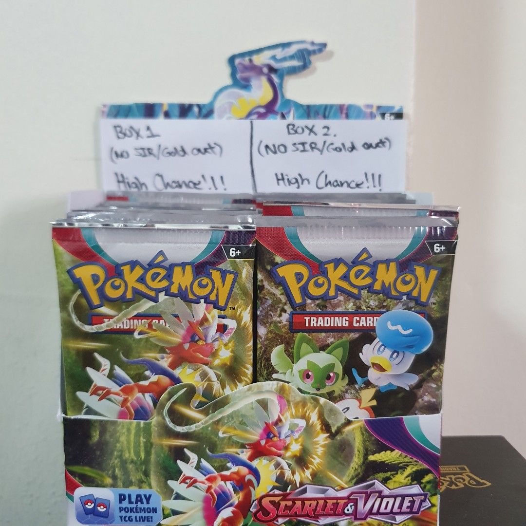 (High chance!!!)Pokemon scarlet and violet base set tcg -sv01 (english ...