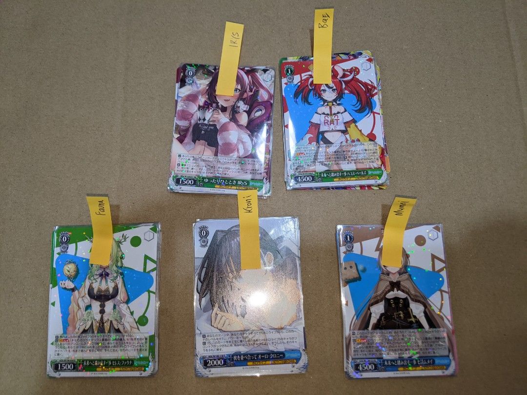 Holo EN Gen 2 Council Oshi Pack: IRyS/Ceres Fauna/Ouro Kroni/Nanashi ...