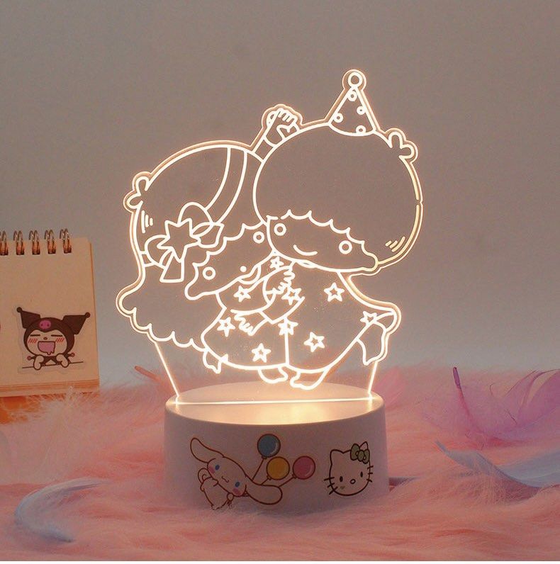 Restocked! Sanrio Gifts / Sanrio Night Light Tri Colour Night Lamp ...