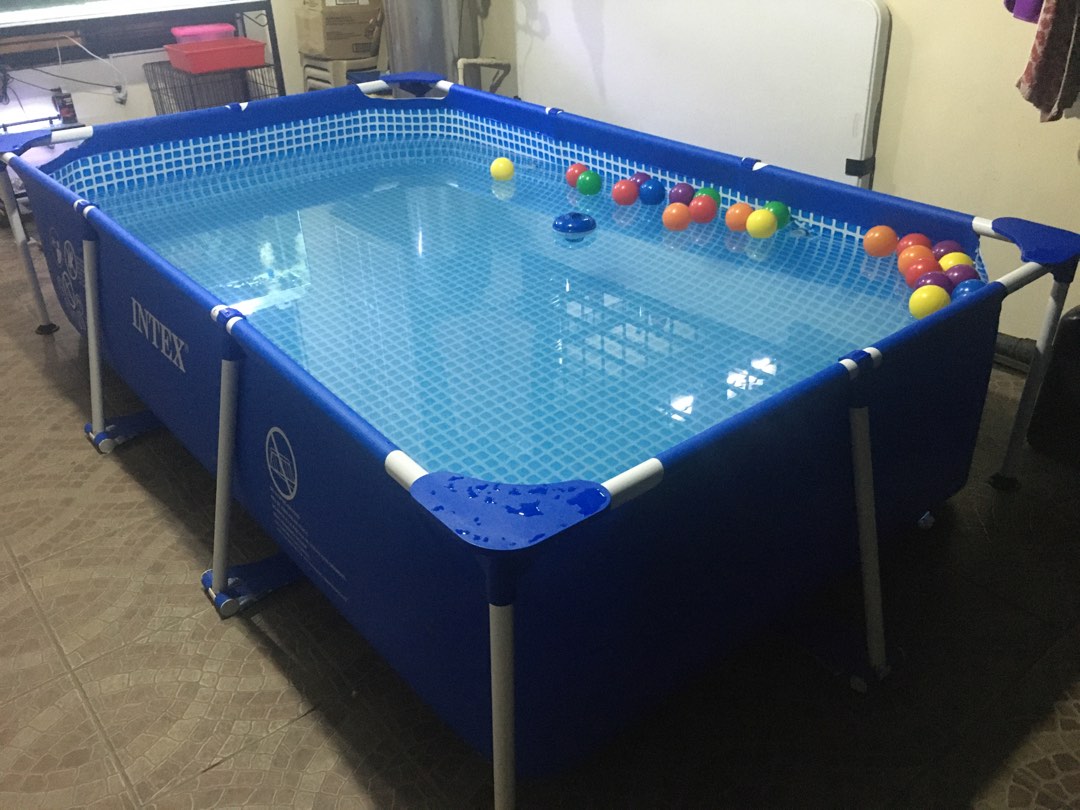 Intex rectangular swimming pool on Carousell