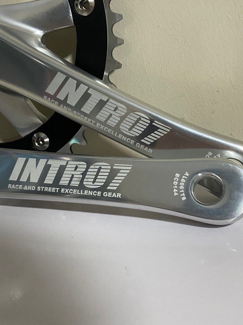 Intro7 intro 7 sugino zen track crankset fixie track singlespeed ...