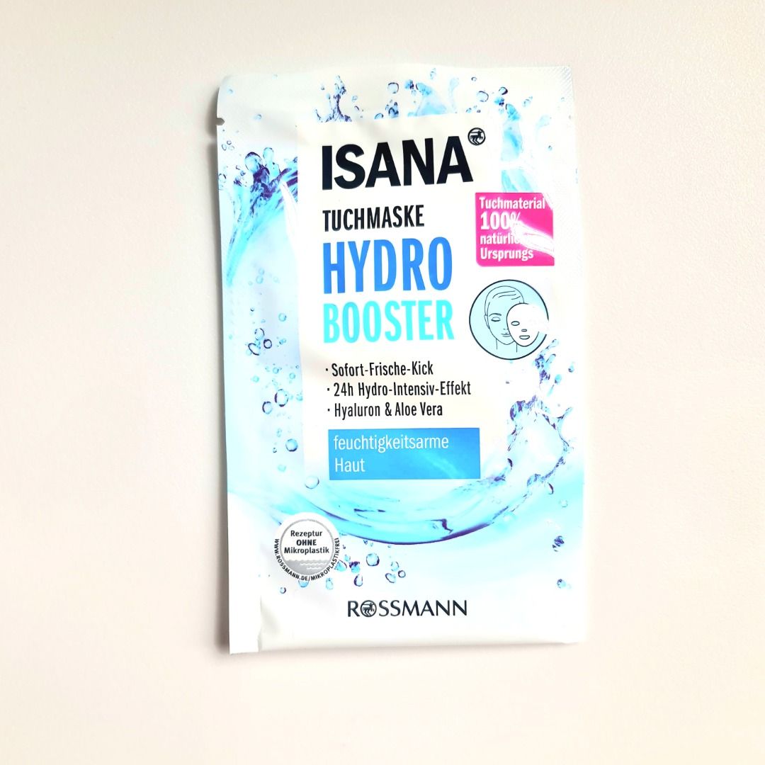 [2 Pcs/Bundle] Isana Hydro Booster Sheet facial mask for dehydrated ...