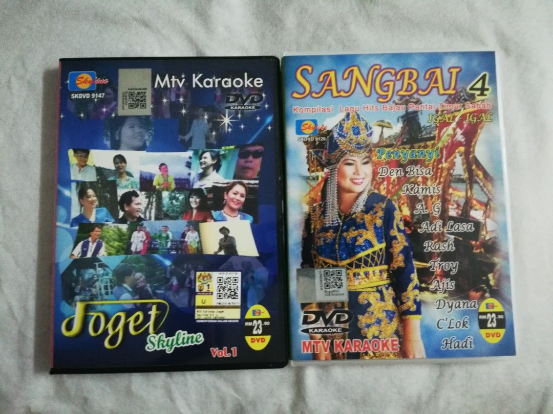 Joget Skyline & Sangbai Lagu Hits Bajau MTV Karaoke DVD, Satu RM10.00 Tak Masuk Pos, Hobbies ...