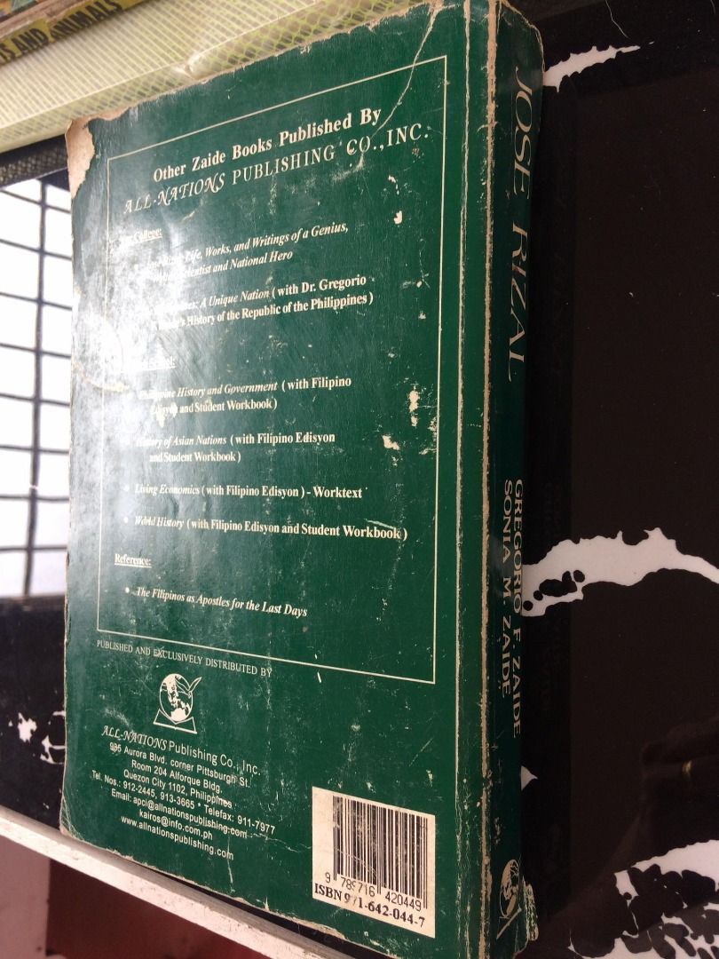 Jose Rizal - Centennial Book, Hobbies & Toys, Books & Magazines ...