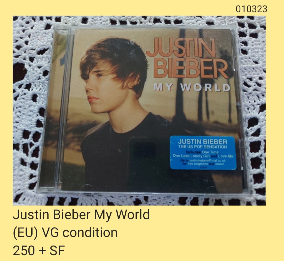 Justin Bieber My World CD (unsealed) on Carousell