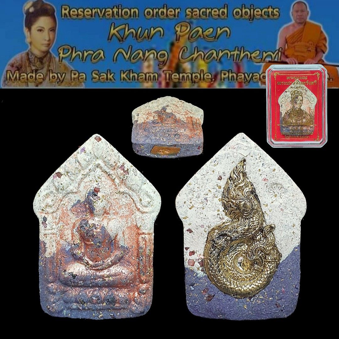 Khun Paen Phra Nang Chantheri Thai Amulet, Hobbies & Toys, Memorabilia & Collectibles, Religious ...