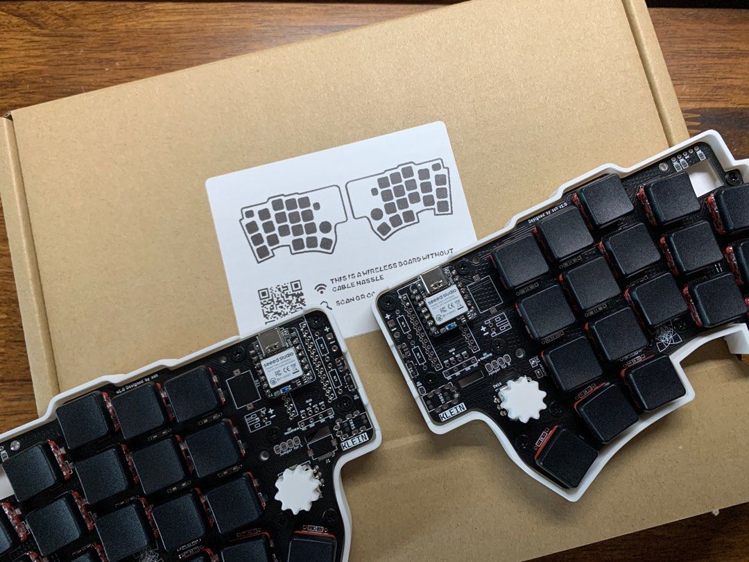 Klein 36 keys Bluetooth wireless split ergonomic keyboard, Computers ...