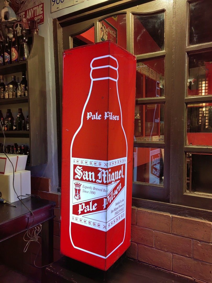 Large 4ft San Miguel Pale Pilsen Lighted Signage Standee, Hobbies ...
