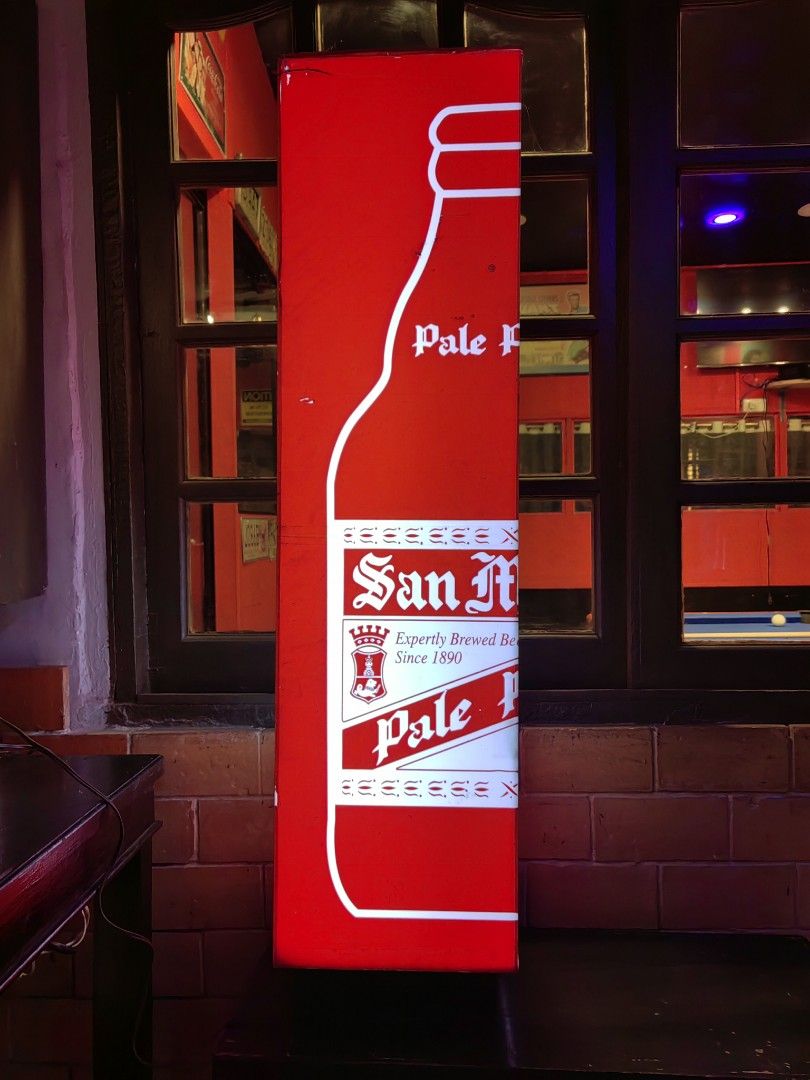 Large 4ft San Miguel Pale Pilsen Lighted Signage Standee, Hobbies ...