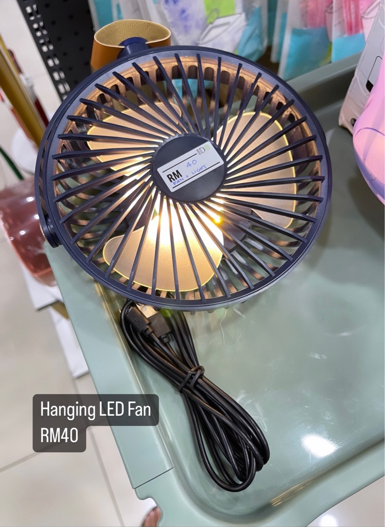 LED hanging fan, Furniture & Home Living, Lighting & Fans, Fans on ...