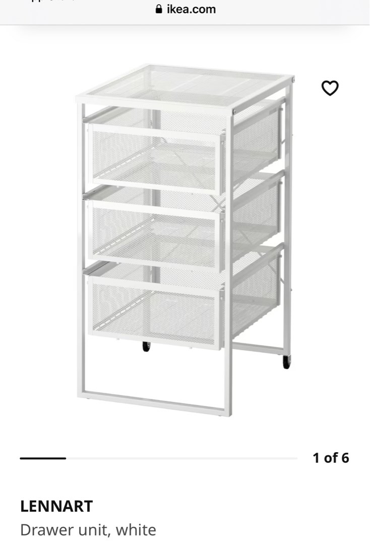 Lennart Drawer Unit, Furniture & Home Living, Furniture, Shelves ...
