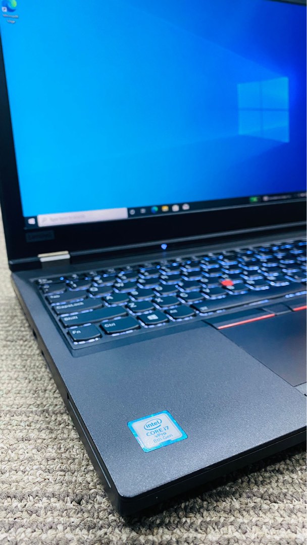 Lenovo ThinkPad P52 i7-8850H 32GB Ram 512GB SSD Quadro P1000 Graphic ...