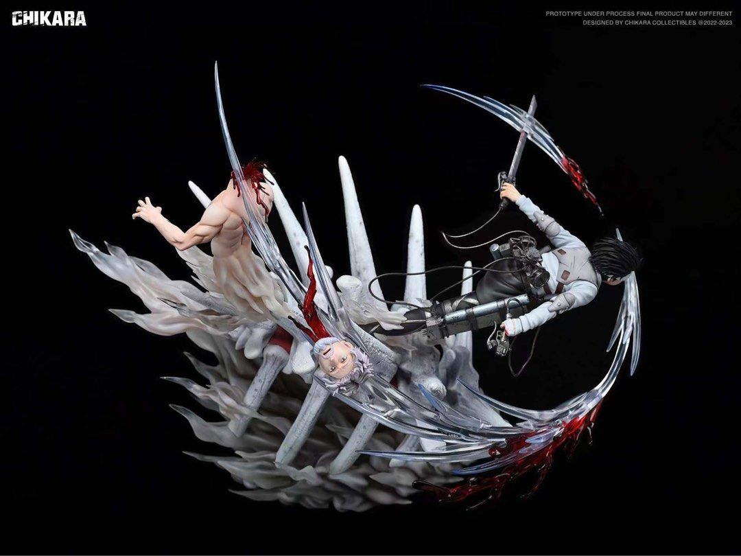 Levi Ackermann Zeke Yeager GK Figure Chikara Studio Attack on Titan ...