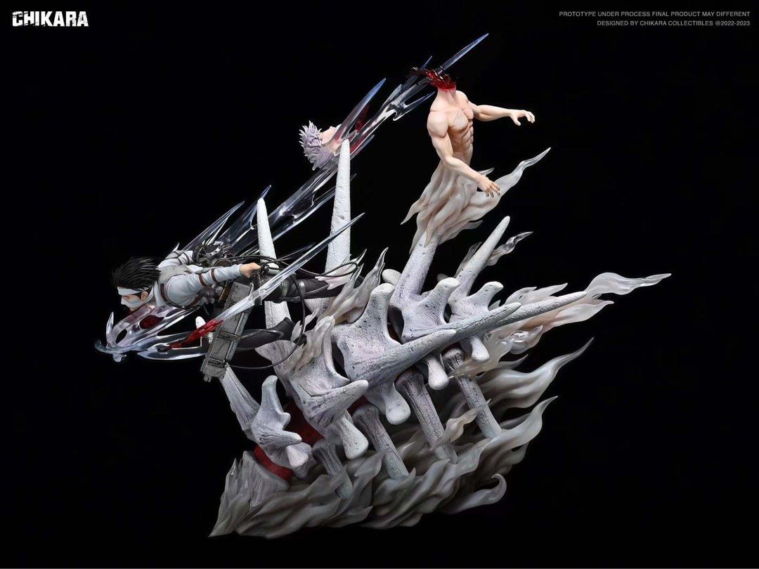 Levi Ackermann Zeke Yeager GK Figure Chikara Studio Attack on Titan ...