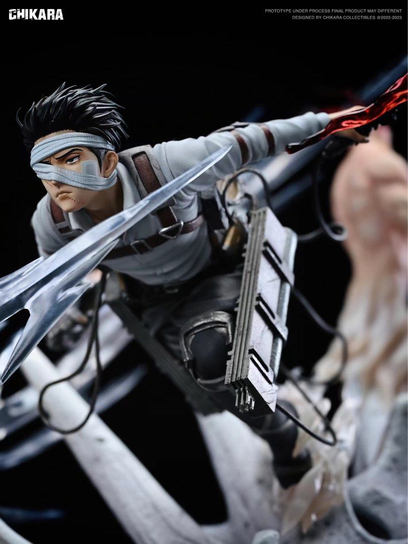 Levi Ackermann Zeke Yeager GK Figure Chikara Studio Attack on Titan ...