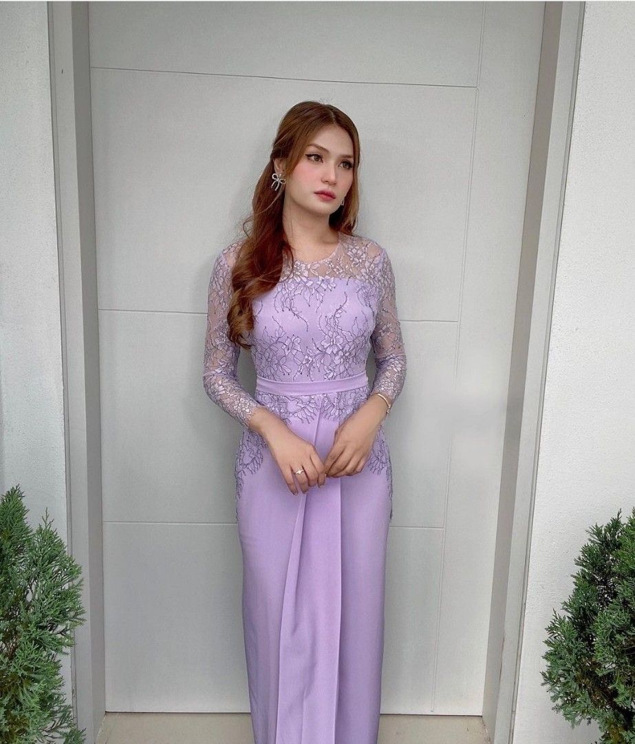 Lilac Dress *not fiziwoo zalia qiszar wanzar jannahnoe carmelita mnqn ...
