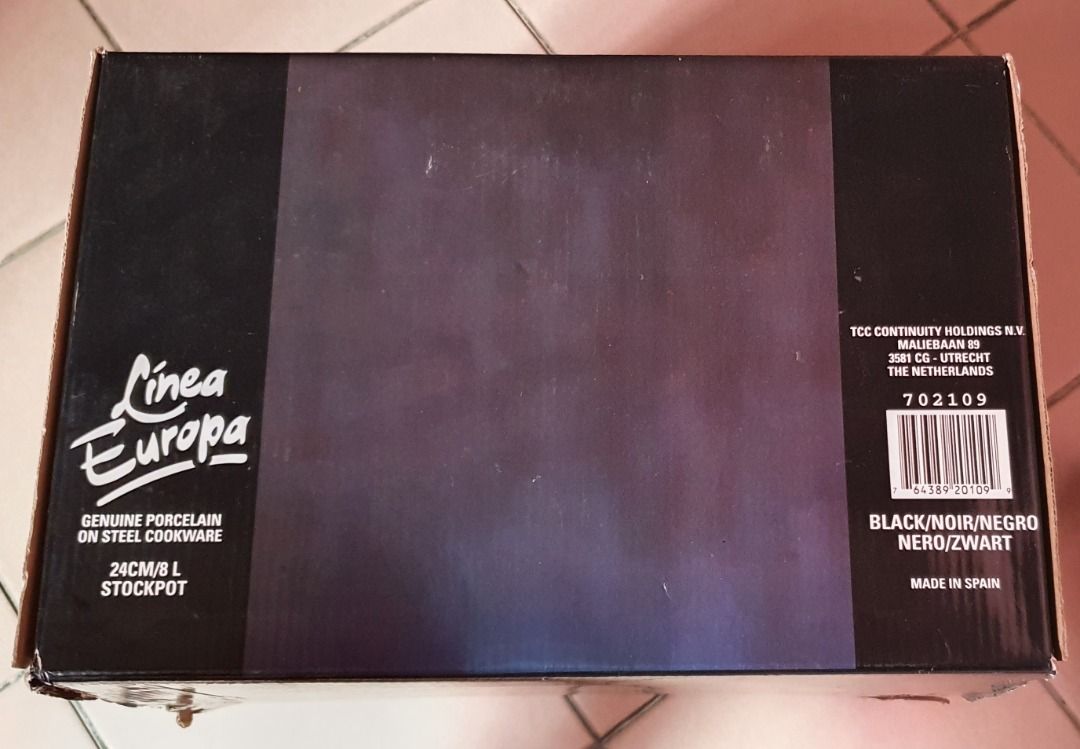 Linea Europa Stockpot - 24cm/8L - Genuine Porcelain on steel cookware ...