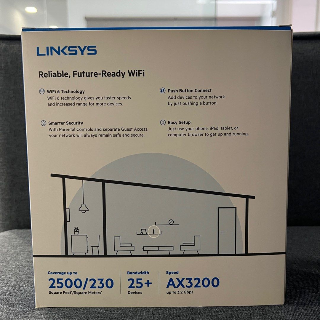 Linksys E8450 AX3200 WiFi 6 Router (2 Sets), Computers & Tech, Parts ...