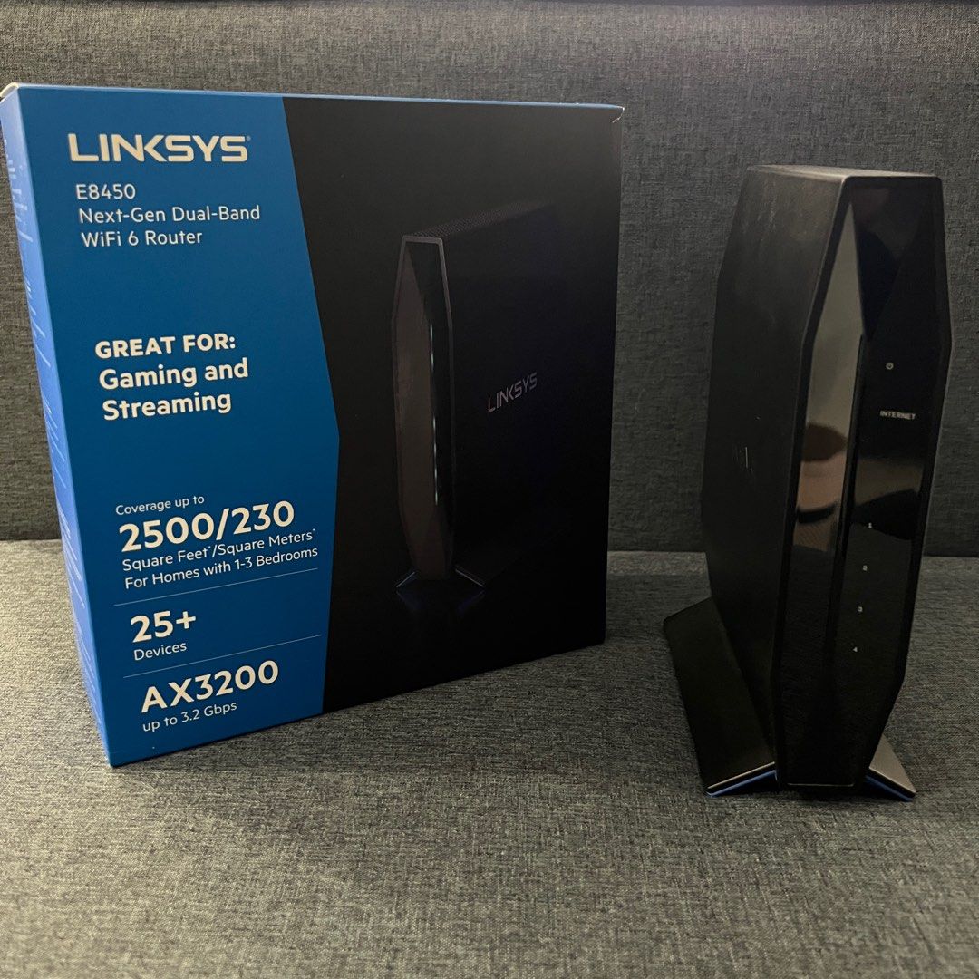 Linksys E8450 AX3200 WiFi 6 Router (2 Sets), Computers & Tech, Parts ...