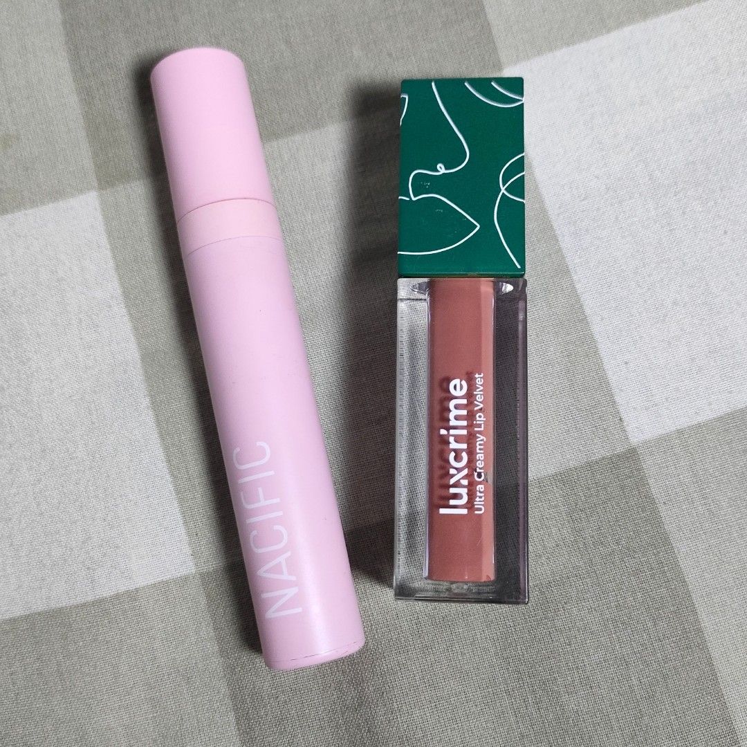 lip cream nacific lip velvet luxcrime, Kesehatan & Kecantikan, Rias ...