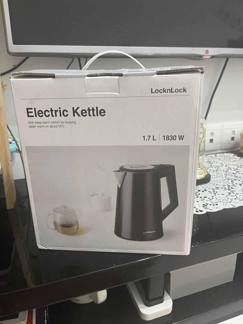 Locknlock electric kettle 1.7L, Furniture & Home Living, Kitchenware ...