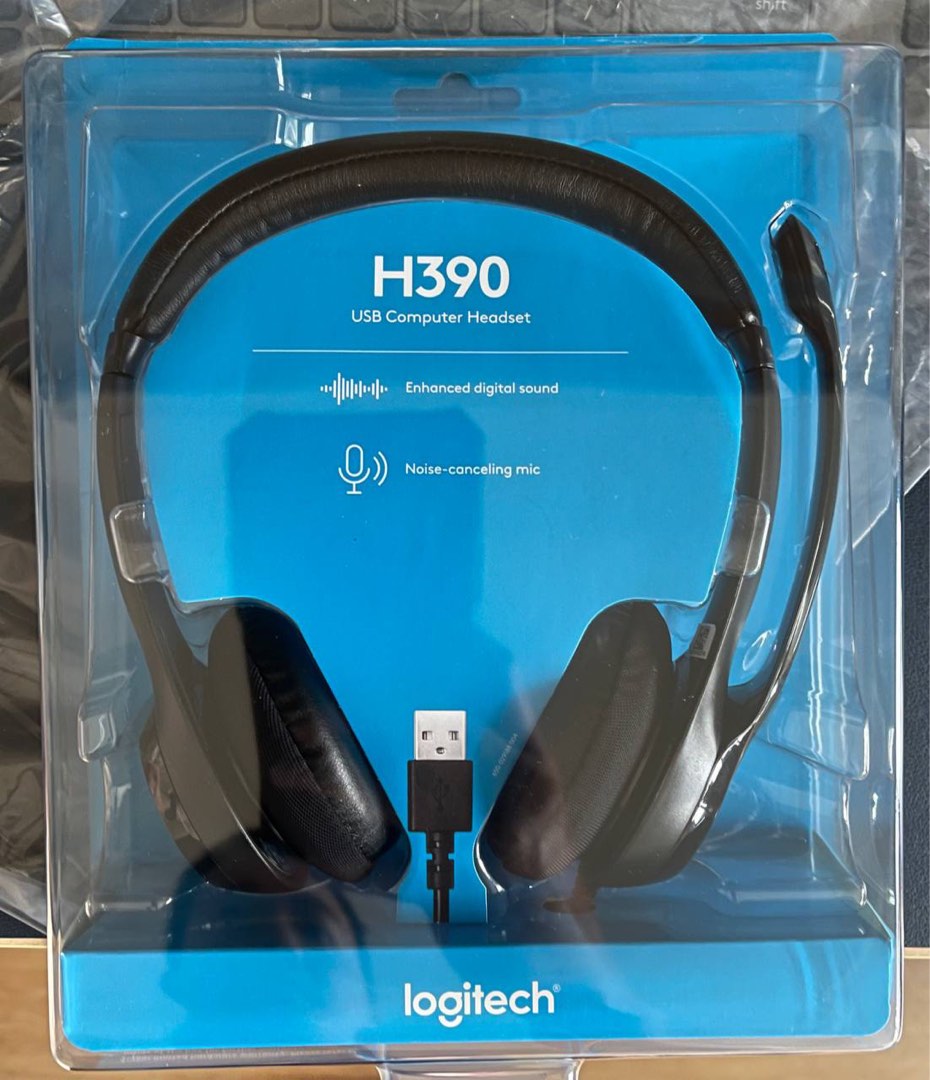 Logitech H390, Audio, Headphones & Headsets on Carousell