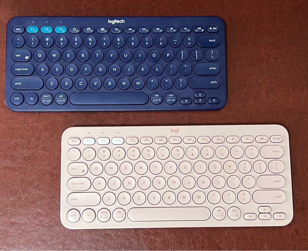 Logitech K380 Bluetooth Keyboard (Blue + Pink), Computers & Tech, Parts ...