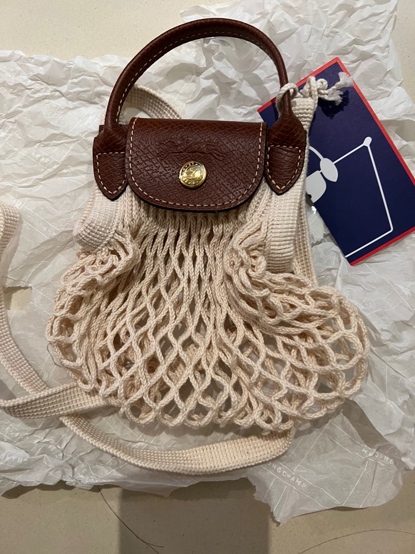 Longchamp LE PLIAGE FILET, Women's Fashion, Bags & Wallets, Shoulder ...