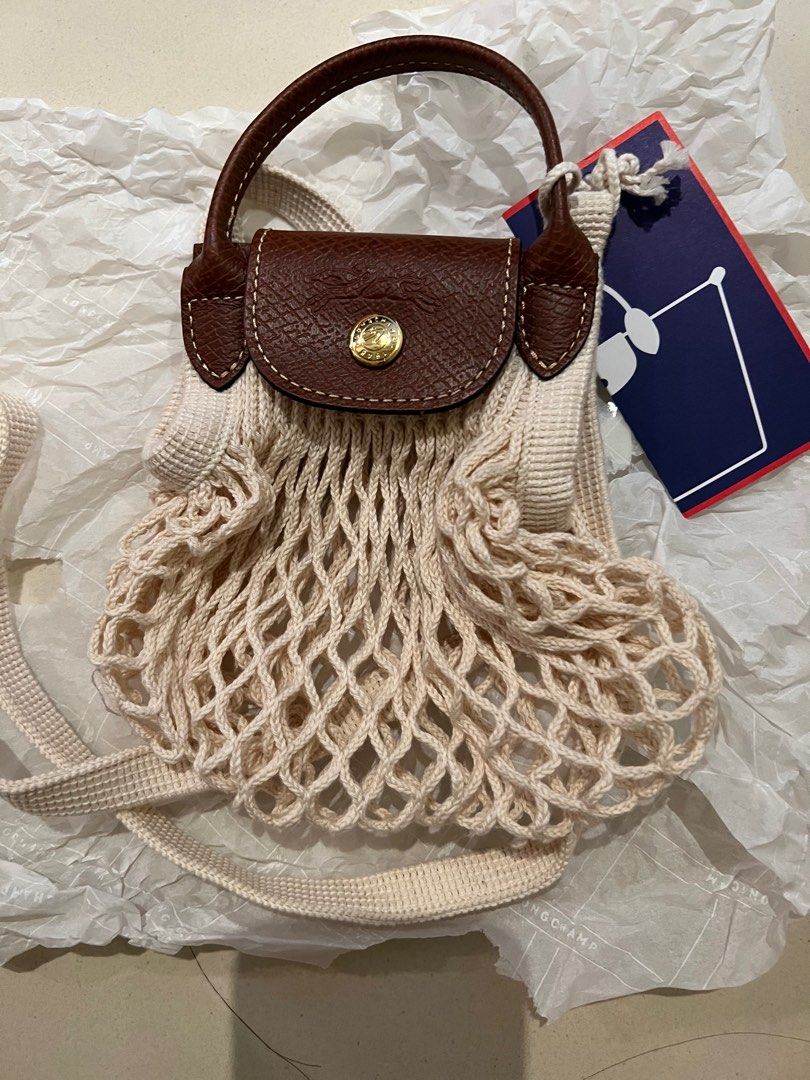 Longchamp LE PLIAGE FILET, Women's Fashion, Bags & Wallets, Shoulder ...