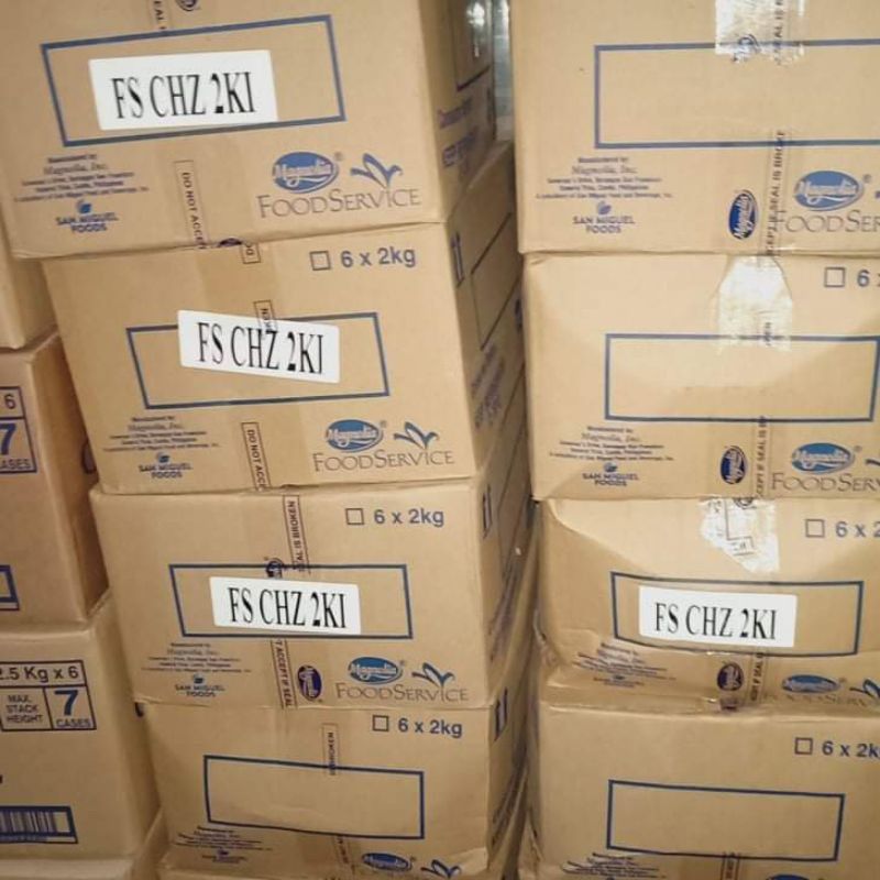 MAGNOLIA CHEESE Cheddar Food Service Cheese FS Cheese Bar Block 2kg ...