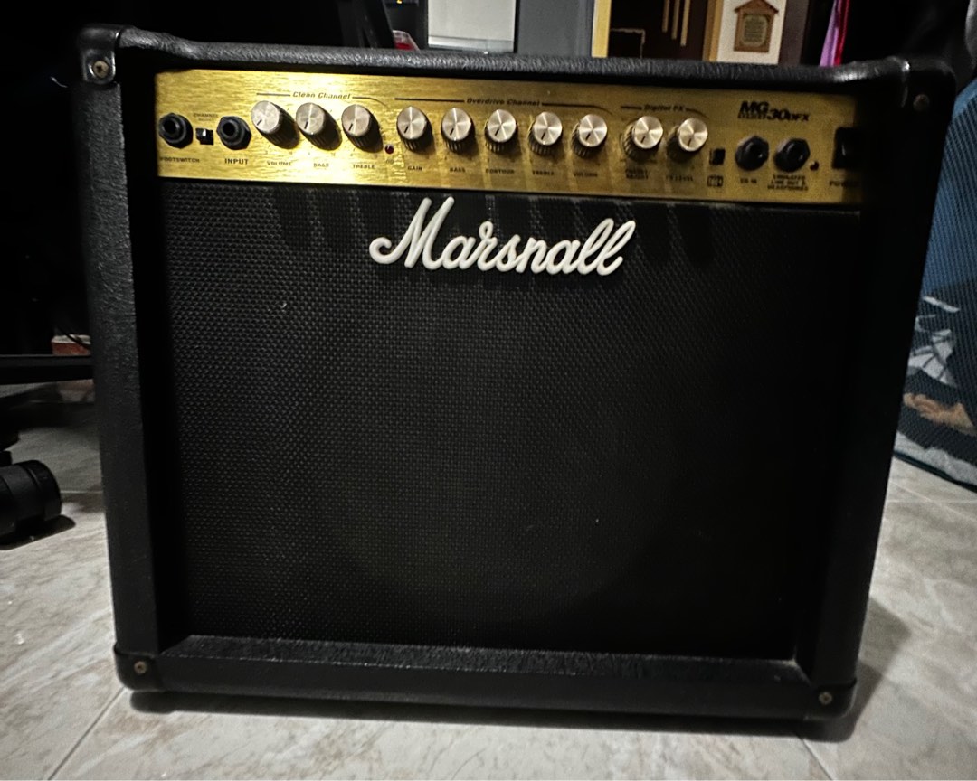 Marshall MG MG30DFX 2-Channel 30-Watt 1x10" Solid State Guitar Combo ...