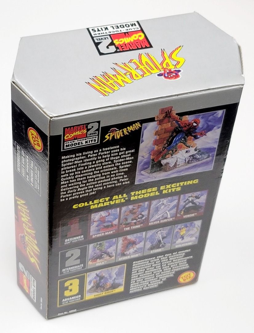 Marvel Comics Level 2 SPIDER-MAN Glue Together Model Kit蜘蛛俠模型, 興趣及遊戲 ...