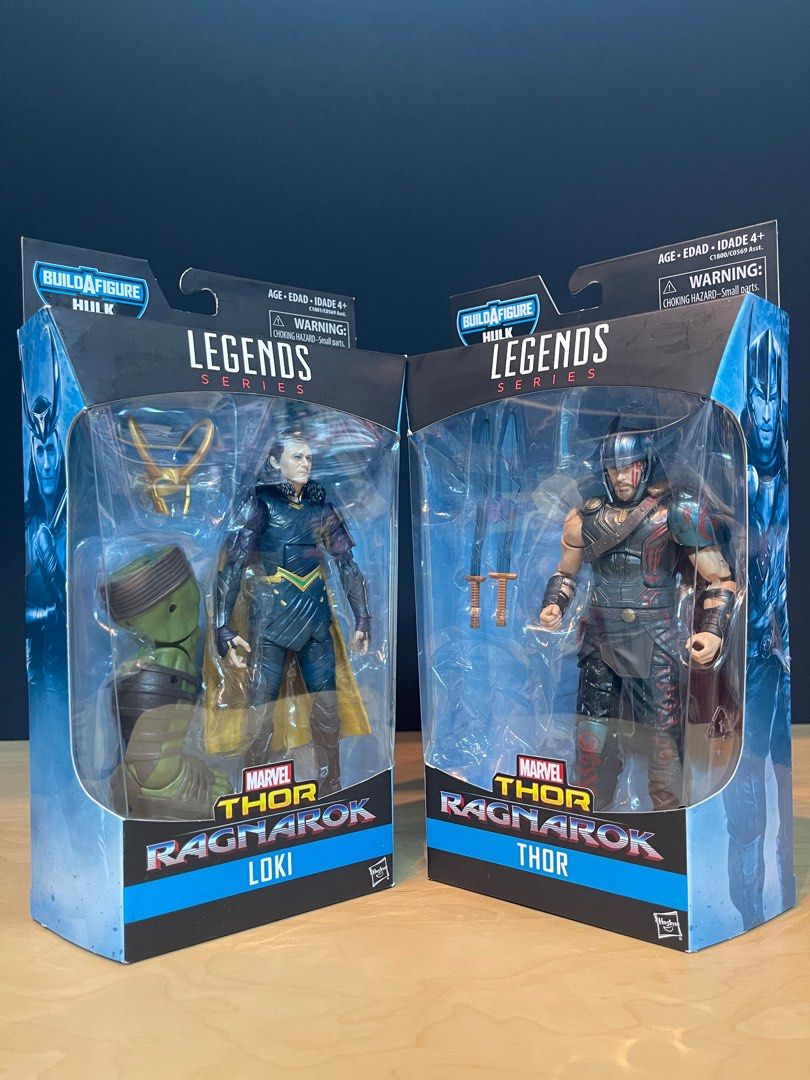 Marvel Legends MCU Studio Thor Ragnarok : Thor & Loki, Hobbies & Toys ...