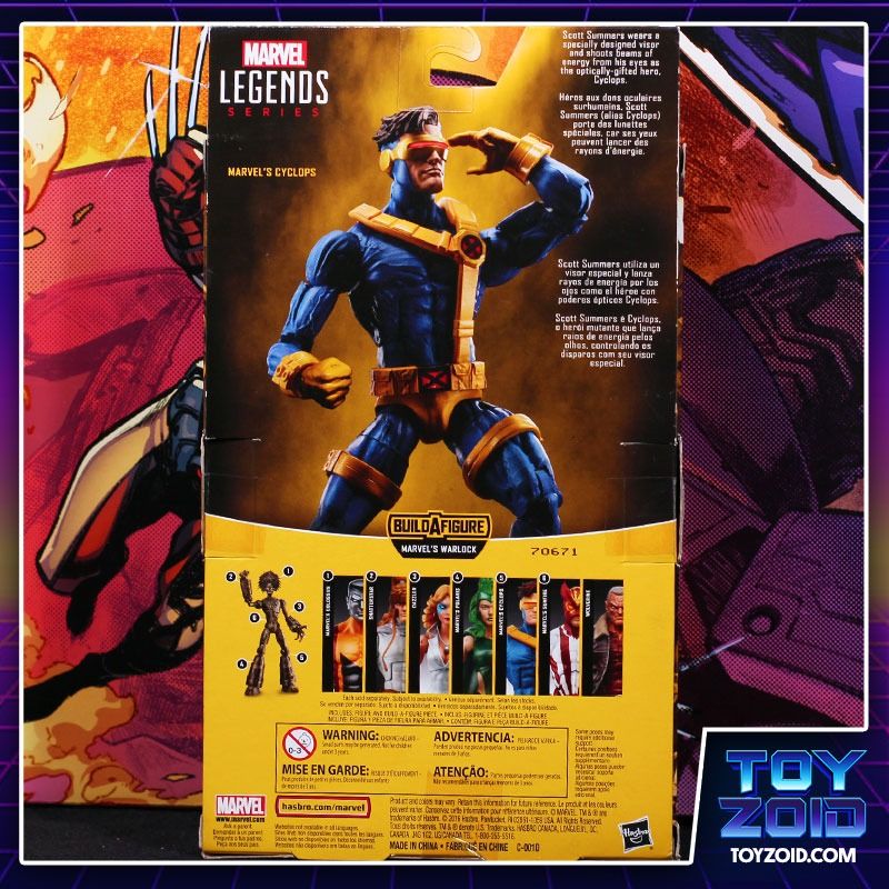 Marvel Legends X-Men Cyclops Blue Team NO Warlock BAF Wave Jim Lee ...
