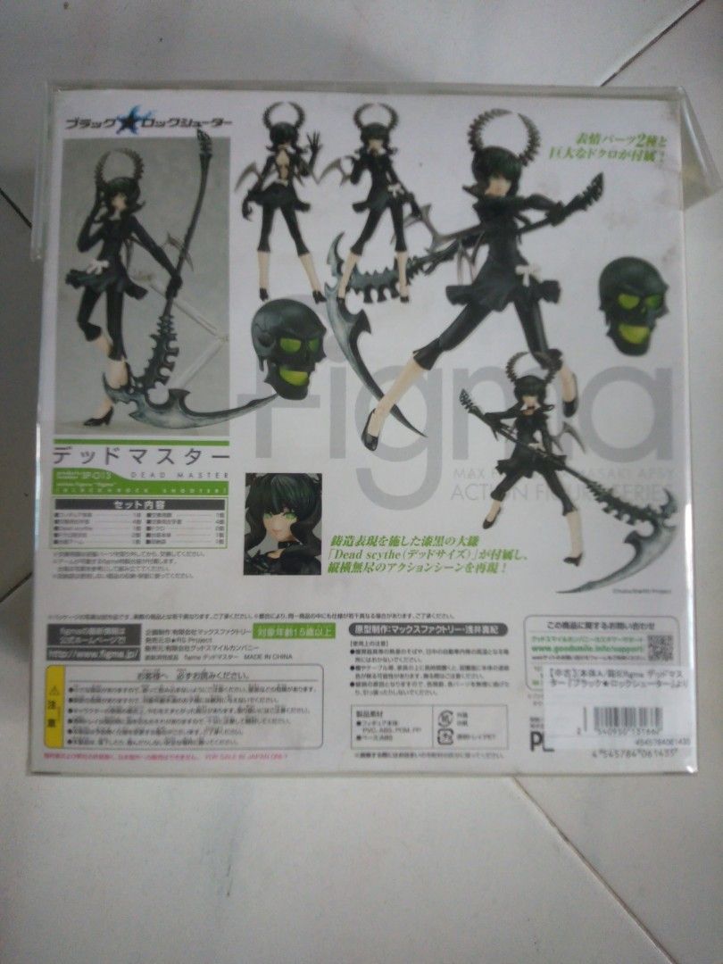 Original Max Factory Figma SP-012 Black Rock Shooter with DVD, SP-013 ...