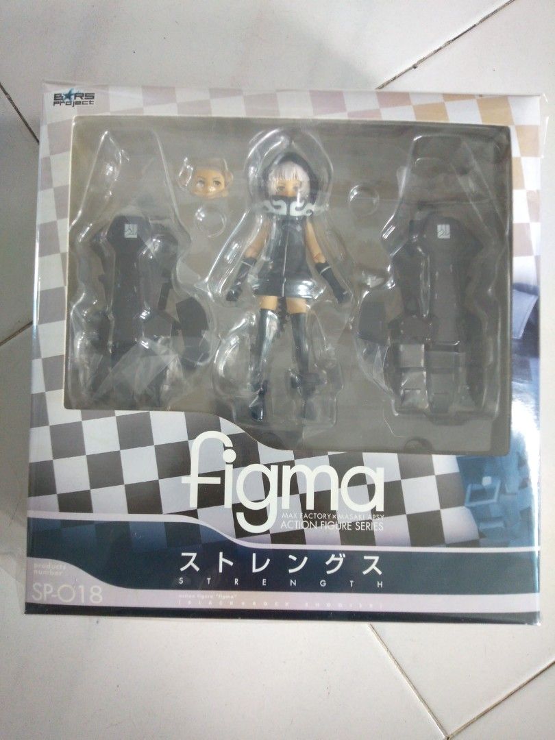 Original Max Factory Figma SP-012 Black Rock Shooter with DVD, SP-013 ...