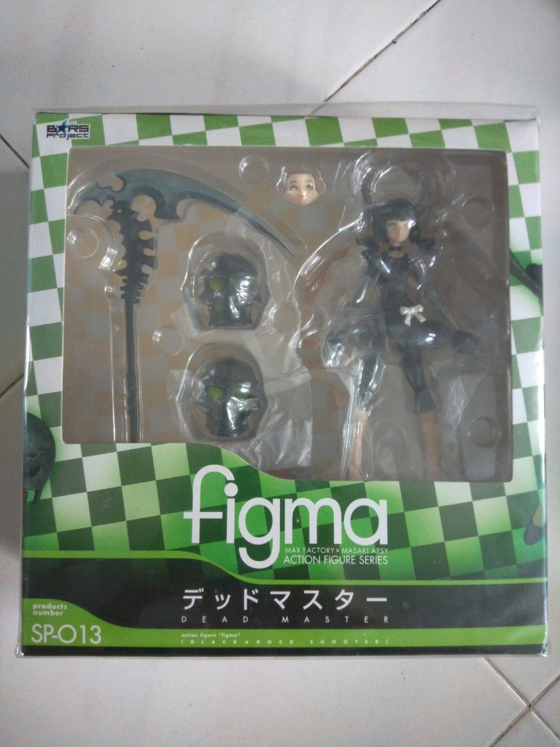 Original Max Factory Figma SP-012 Black Rock Shooter with DVD, SP-013 ...