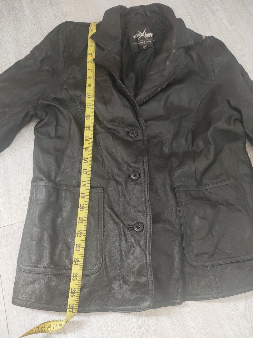Maxim leather jacket, Women's Fashion, Coats, Jackets and Outerwear on ...