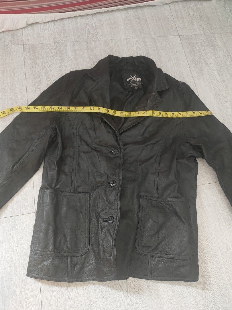 Maxim leather jacket, Women's Fashion, Coats, Jackets and Outerwear on ...