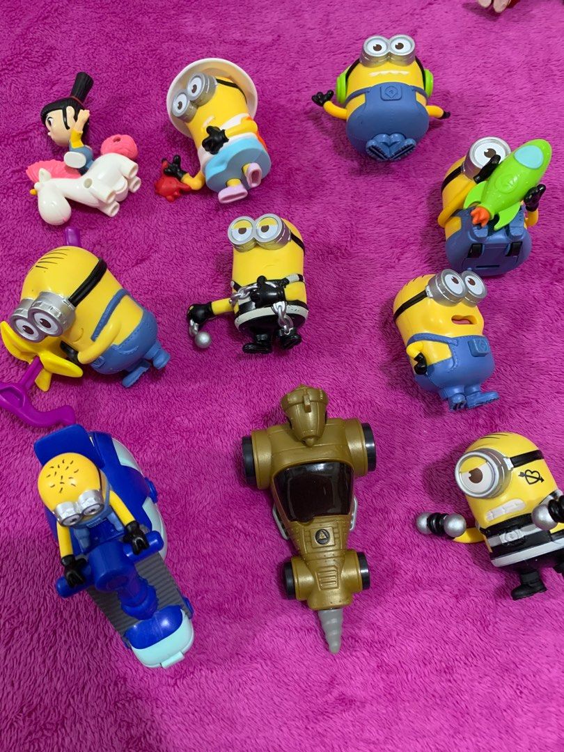 MC DONALD’S DESPICABLE ME 3 HAPPY MEAL TOYS COMPLETE SETS OF 10 PRE ...