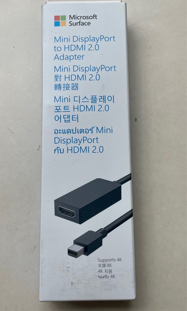 Microsoft Mini DP to HDMI adaptor, Computers & Tech, Parts ...