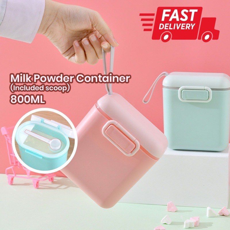 Milk Powder Storage Box Container with Scoop, Babies & Kids, Going Out ...