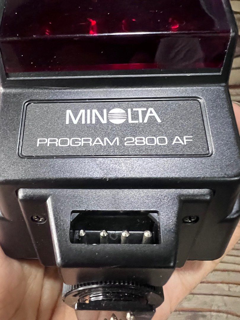 Minolta Program 2800 AF Flash Japan Surplus on Carousell