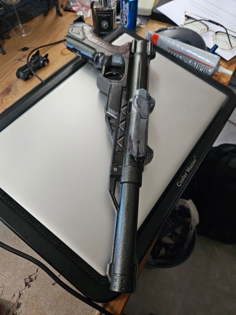 Mandalorian inspired Modified NERF SharpFire with 8kg Spring, Hobbies & Toys, Toys & Games on ...