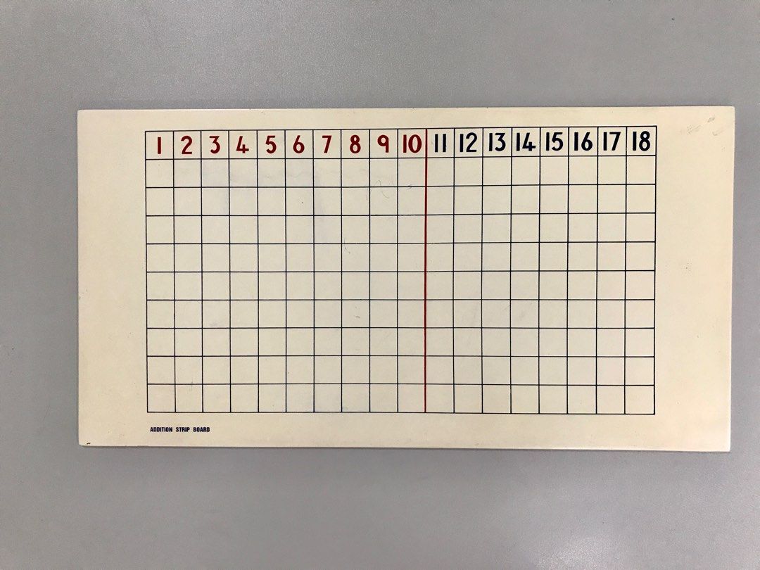 Montessori Addition Strip Board, Hobbies & Toys, Books & Magazines ...
