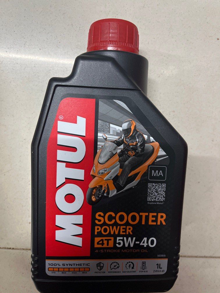 Motul Scooter Power 4T 5W40 MA 全合成機油 (意大利製造), 汽車配件, 其他 - Carousell